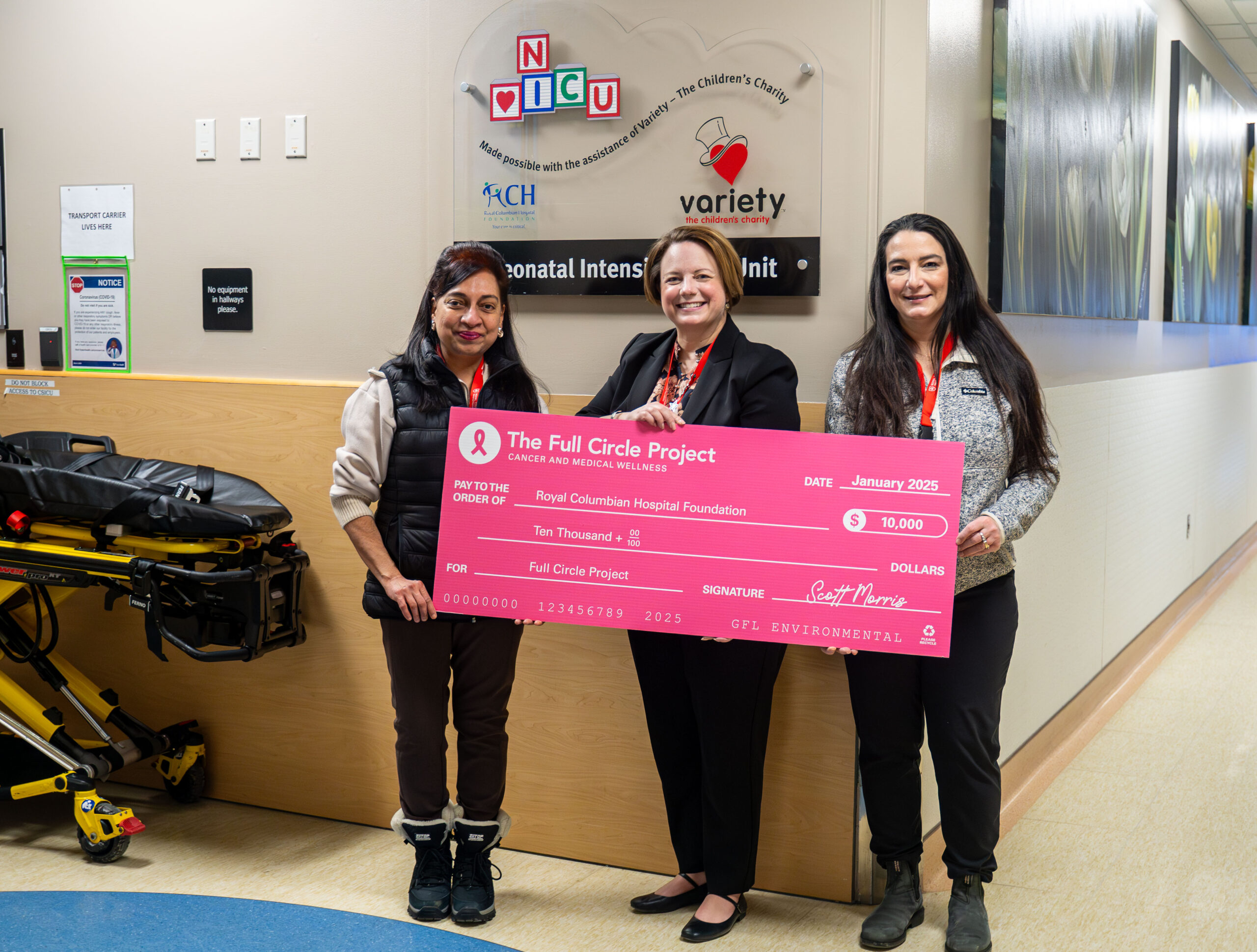 GFL Environmental Supports RCH’s Youngest Patients - Royal Columbian ...